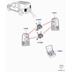 Feu arrière pour LAND ROVER Discovery 3 sur RLD Autos
