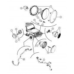 Phare avant et veilleuse pour JEEP Wrangler JK - 3.8 V6 ESSENCE sur RLD ...