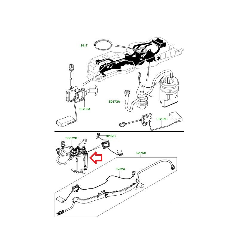 Commander transmetteur et pompe LAND ROVER (0FQOG) pas cher sur RLD Autos