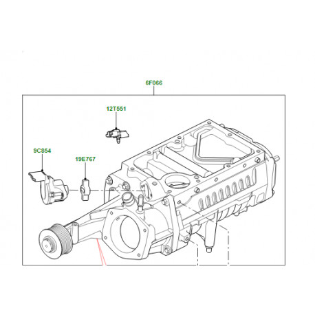 Commander superchargeur LAND ROVER (LR088998) pas cher sur RLD Autos