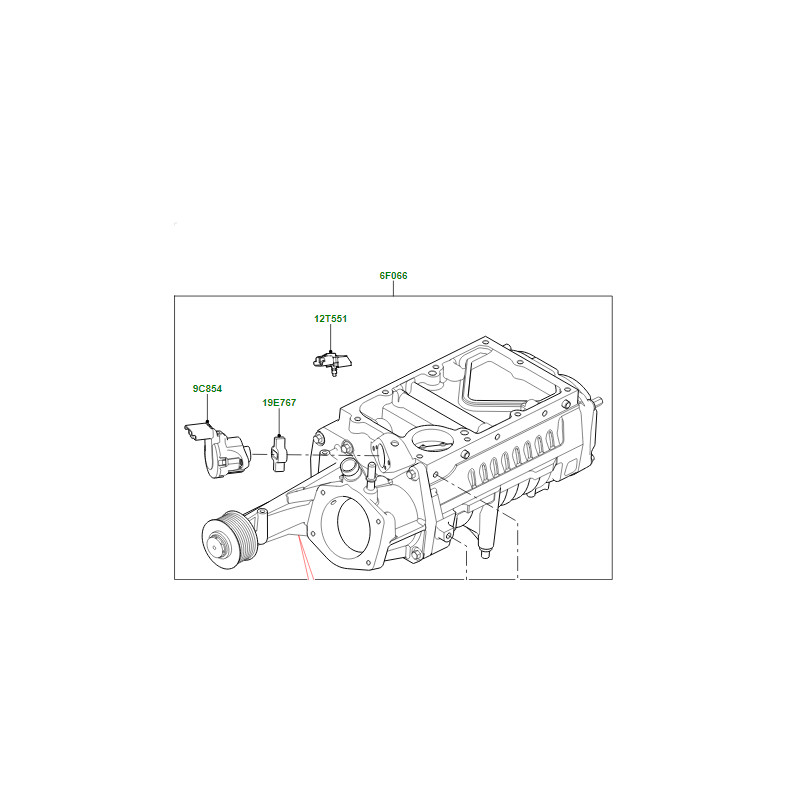 Commander superchargeur LAND ROVER (LR088998) pas cher sur RLD Autos